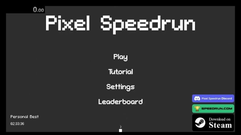 Pixel Speedrun và sự hấp dẫn của thể loại speedrun đơn giản