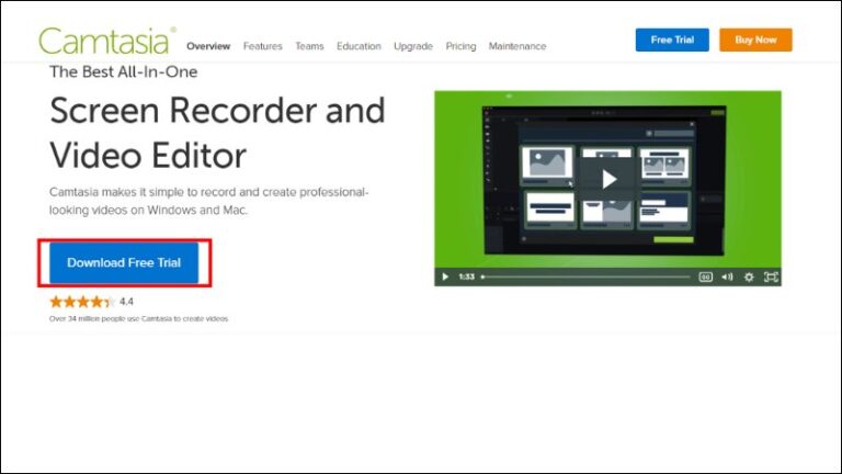 Tải Camtasia studio, công cụ quay và sửa video trên máy tính