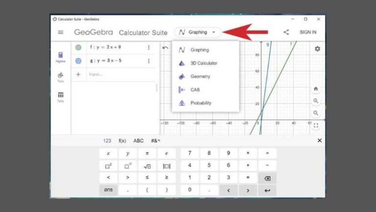 Hướng dẫn tải GeoGebra vẽ đồ thị hàm số, công thức Toán học