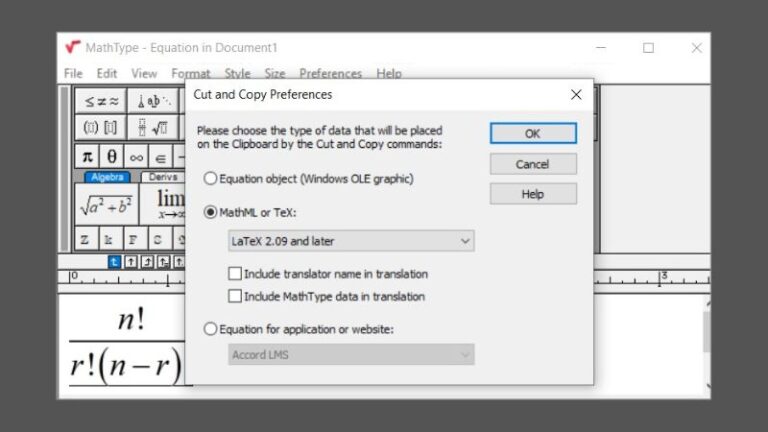 Tải MathType - Phần mềm soạn thảo công thức toán học