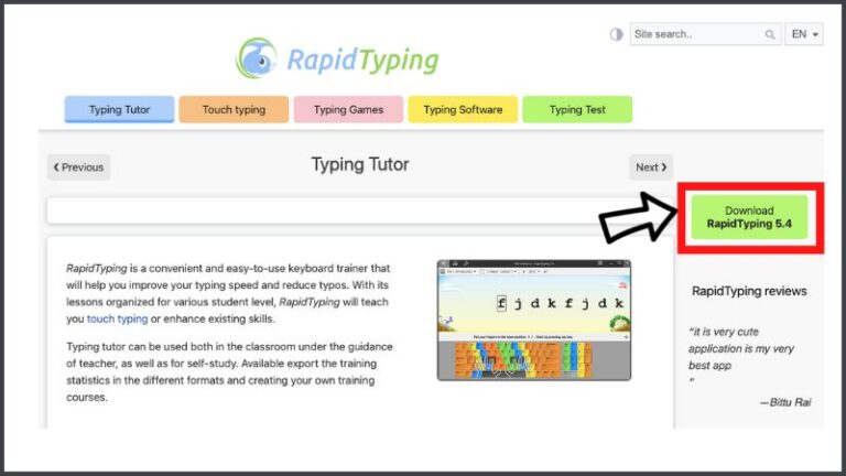 Cách tải phần mềm Rapid Typing trên máy tính (PC) nhanh nhất