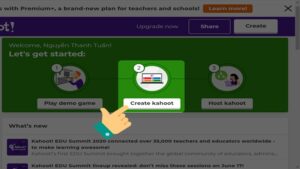 Cách sử dụng Kahoot join xây dựng nhiều chương trình mini game