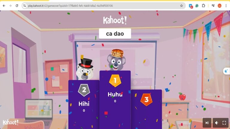 Cách sử dụng Kahoot join xây dựng nhiều chương trình mini game