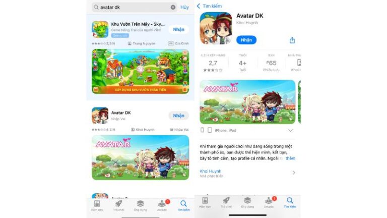 Hướng dẫn tải game Avatar - Thành phố diệu kỳ