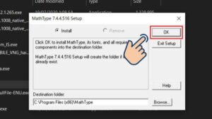 Hướng dẫn cài đặt Mathtype 6.9 full đơn giản