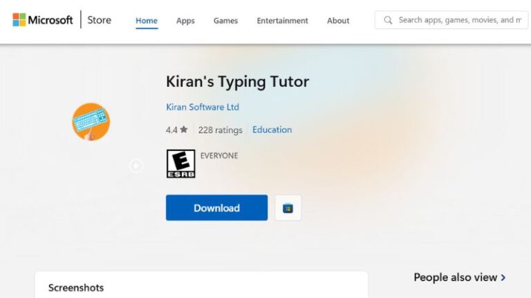 Tải phần mềm Kiran’s Typing Tutor - Phần mềm luyện gõ 10 ngón