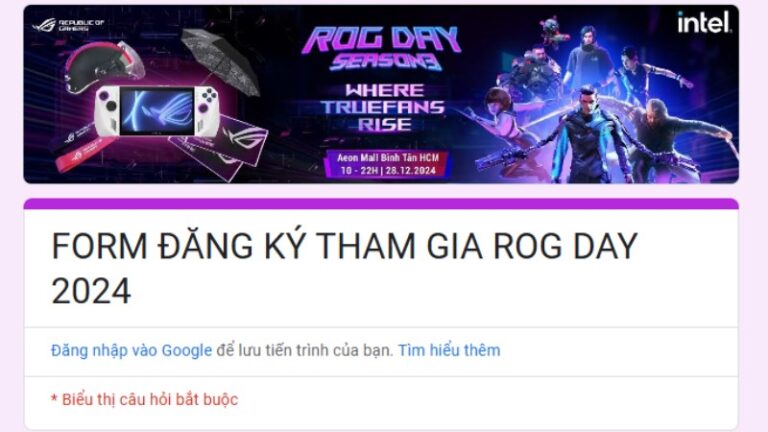 Sự kiện ROG Day trở lại: Ngày hội của game thủ đích thực