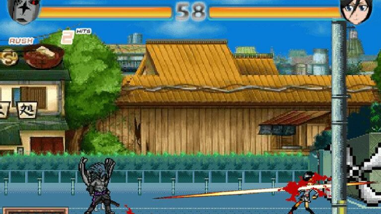 Tải & Chơi Bleach và Naruto 3.6 Online - Hướng dẫn điều khiển 2 người