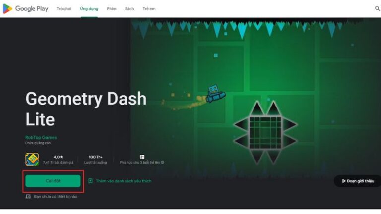 Chơi Geometry Dash Online Miễn Phí (Full, Lite, PC) - Cập nhật Mới Nhất
