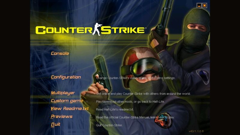 Tải CS 1.1 - Game Half life 1.1 Full - Chơi tốt trên Windows 10