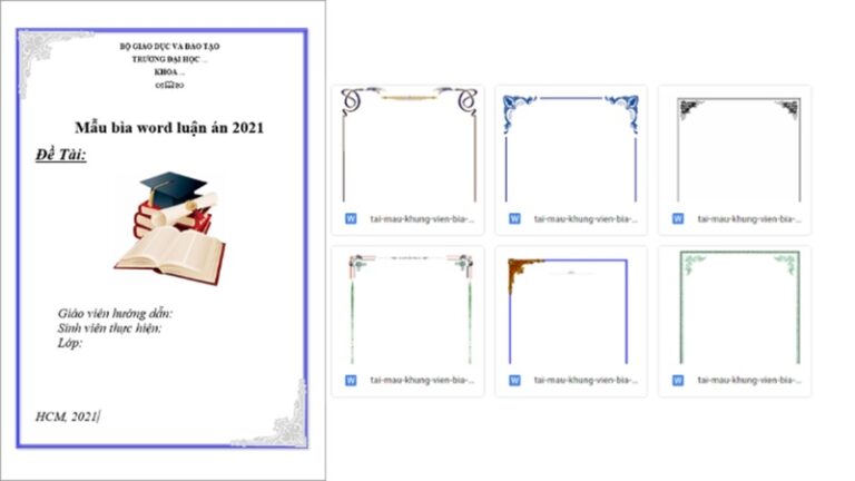 Tổng hợp 100 mẫu tải khung viền đẹp trong Word miễn phí