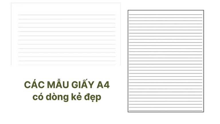 Tải 10+ Mẫu Giấy A4 Có Dòng Kẻ Chấm, Ngang, Ô Ly (Word & PDF) Miễn Phí 2025