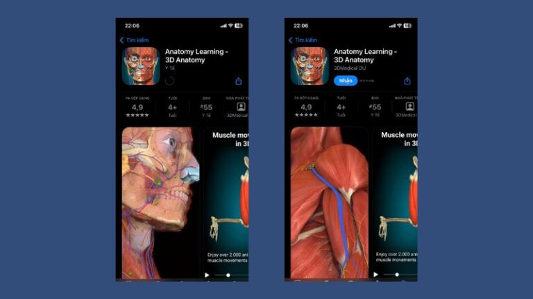 Tải phần mềm Anatomy Learning mới nhất