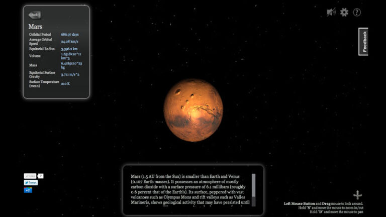 Solar System 3D Simulator Mô phỏng hệ Mặt Trời