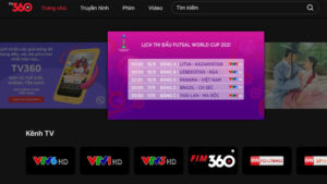 Tải xuống TV360 - Truyền hình trực tuyến trên PC