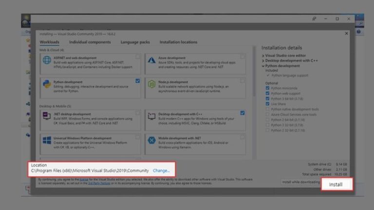 Cách tải và cài đặt Microsoft Visual Studio 2019 trên Windows