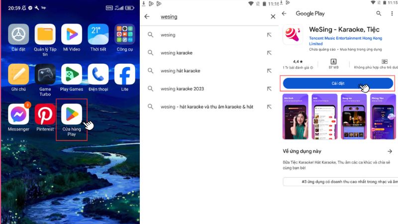 Ứng dụng Wesing: Hát và thu âm karaoke chuyên nghiệp