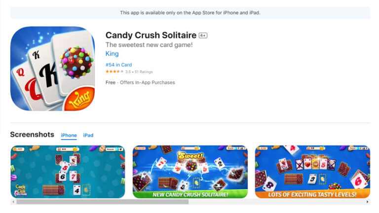 Tải Candy Crush Solitaire: Tựa game Solitaire “ngọt ngào”