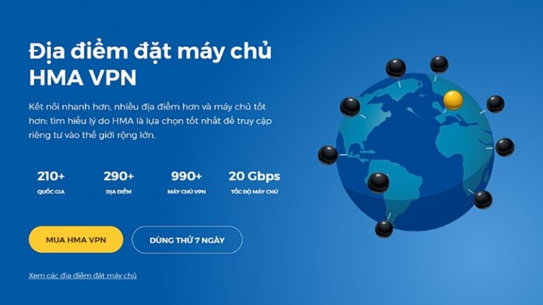 Tải HMA VPN Proxy & Bảo mật WiFi