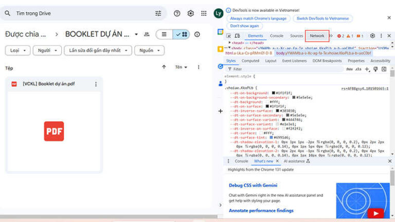 Cách tải file PDF bị chặn trên Google Drive