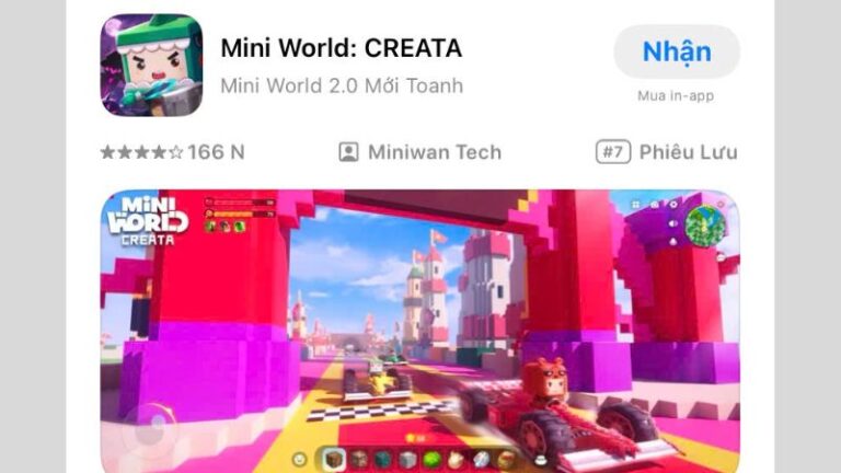 Tải Mini World: CREATA: Tựa game sandbox 3D miễn phí