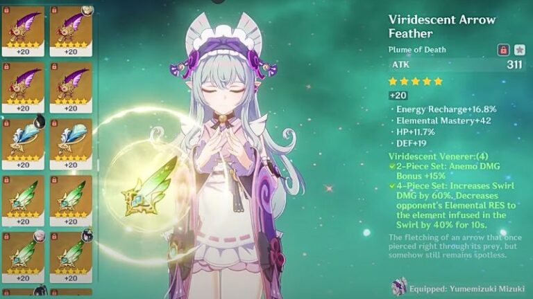 Genshin Impact: Hướng dẫn chi tiết cách build Mizuki