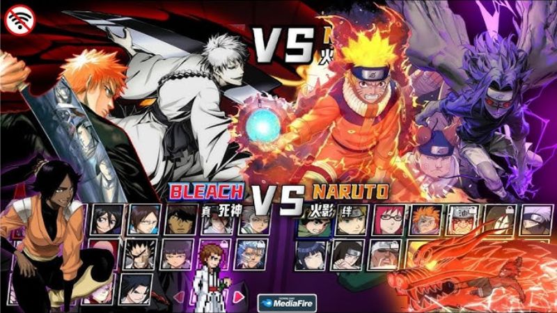 Naruto vs Bleach 5.0: Phiên bản đối kháng mới cực hay