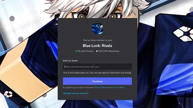 Hướng dẫn vào link Sever Discord Blue Lock Rival mới nhất