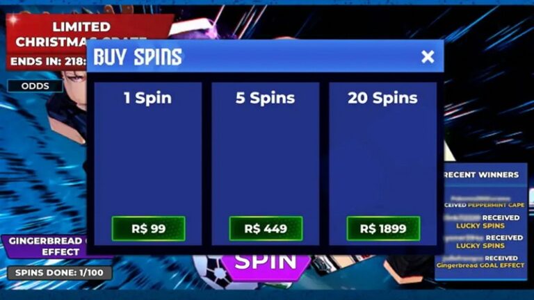 Blue Lock Rivals: Cách nhận Spin, Lucky Spin đơn giản