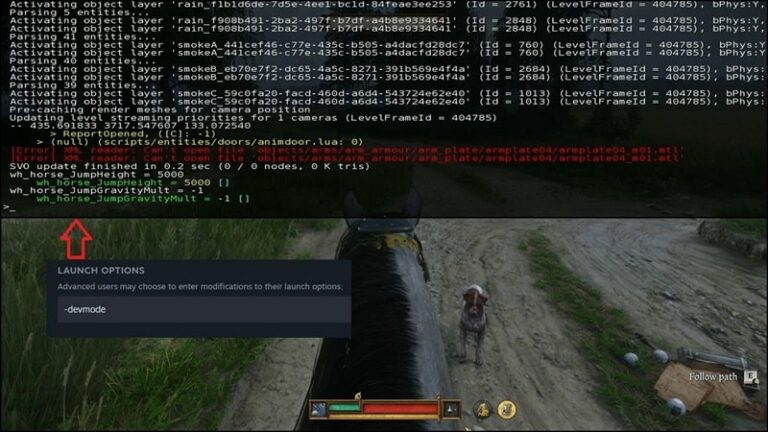 Kingdom Come: Deliverance 2: Cách sử dụng lệnh console, cheat