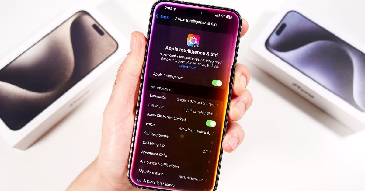 Apple có kế hoạch phát hành các tính năng Apple Intelligence ‌Siri‌