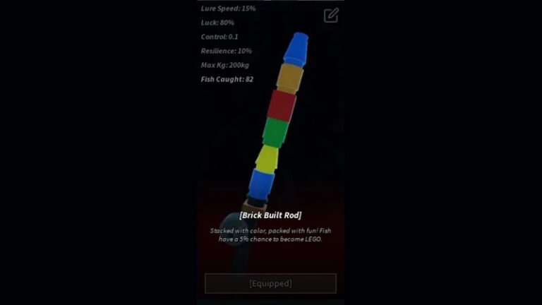 Cách nhận Brick Built Rod mới nhất trong Fisch Roblox