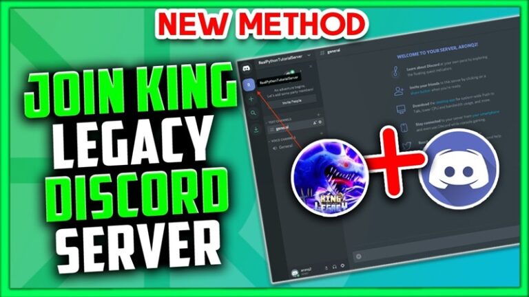 Danh sách những link Discord King Legacy tốt nhất