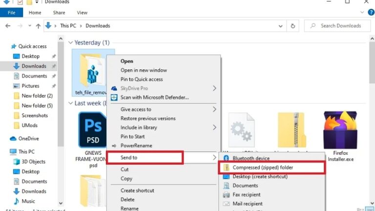 6 cách nén file PDF, Zip, Rar, Word, Excel đơn giản, miễn phí