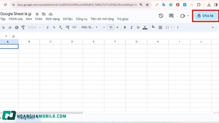 GGSheet (Google Sheet) là gì? Các thao tác sử dụng chi tiết A-Z