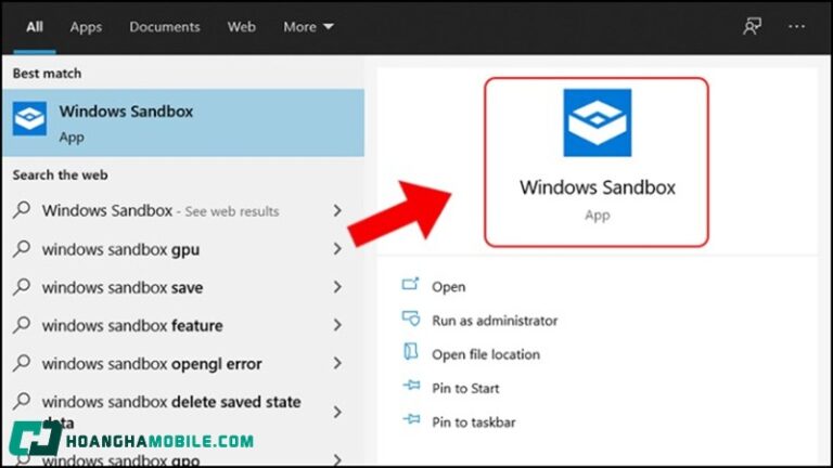 Sandbox là gì? Công dụng và cách kích hoạt trên Windows 10