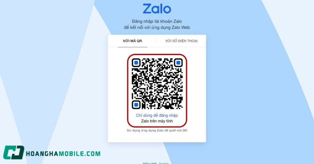 Zalo Web đăng nhập bằng mã QR được không? Cách thực hiện