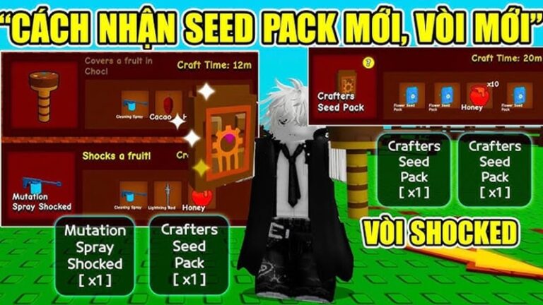 Grow a Garden: Cách nhận Crafters Seed Pack siêu hời