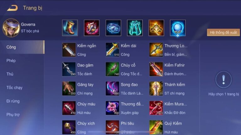 Liên Quân: Hướng dẫn cách chơi Goverra chi tiết cho người mới