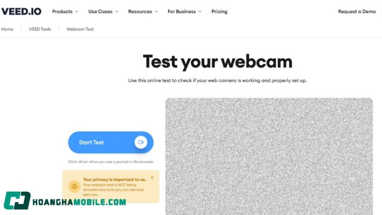 7 cách test camera online cho laptop cực tiện lợi, nhanh chóng