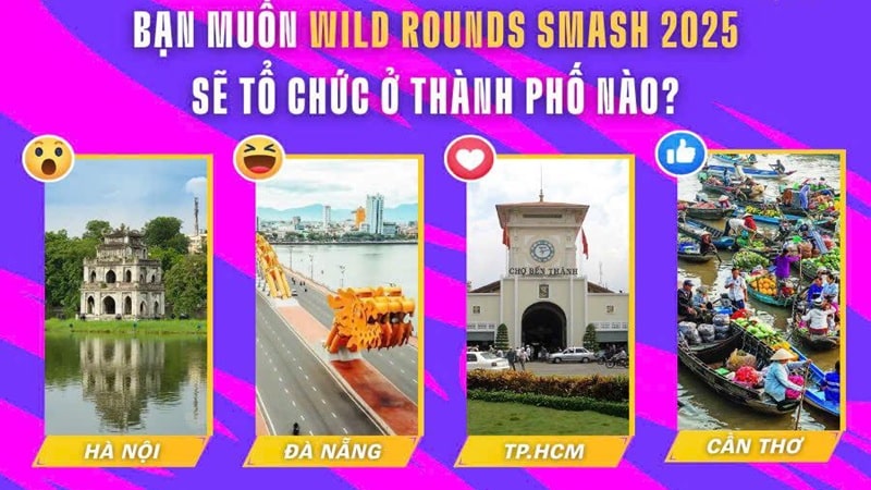 Việt Nam chính thức đăng cai sự kiện Wild Rounds: SMASH 2025