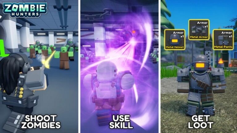 Roblox Zombie Hunters: Trải nghiệm đơn giản nhưng cực thú vị