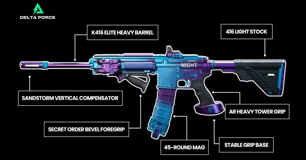 Hướng dẫn cách build Delta Force K416 chuẩn xác nhất