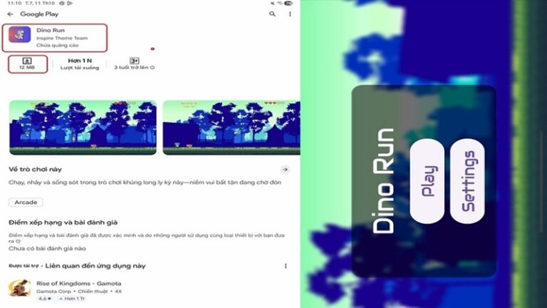 Dino Run - Tựa game chạy bất tận khám phá thế giới khủng long