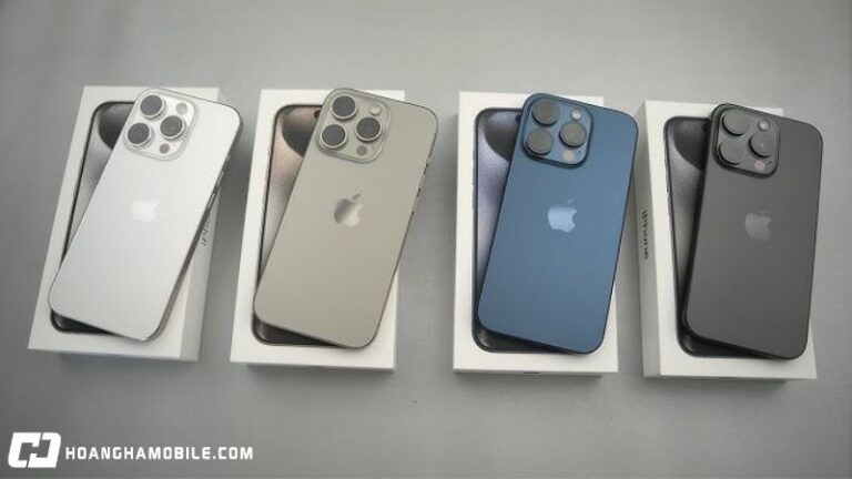 Kích thước iPhone 15 Pro Max bao nhiêu inch?
