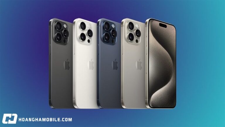 Kích thước iPhone 15 Pro Max bao nhiêu inch?