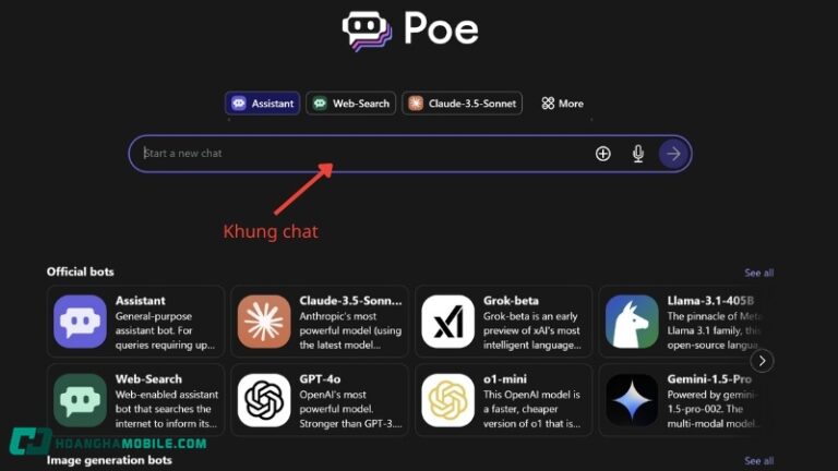 Chat Poe là gì? Hướng dẫn sử dụng và các tính năng nổi bật nhất