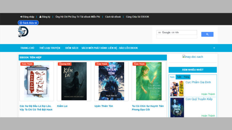 TOP 10 website tải E Book uy tín cho mọi tín đồ mê sách điện tử