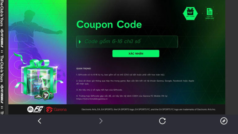 Redeem Code FC Mobile và Coupon FCO: Nhận Miễn Phí!